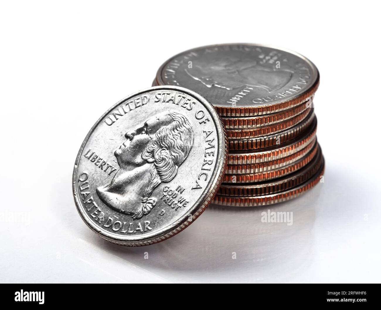 Coin collection quarter silver hi-res stock photography and images - Alamy