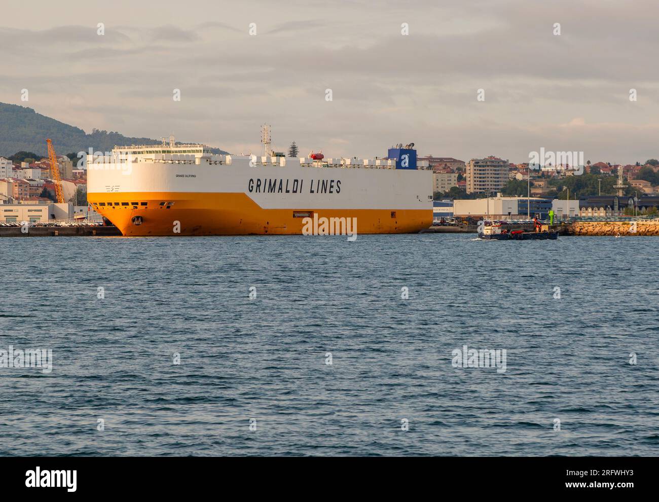 'Grande California' vehicle carrier ship built 2021. Grimaldi Lines ...