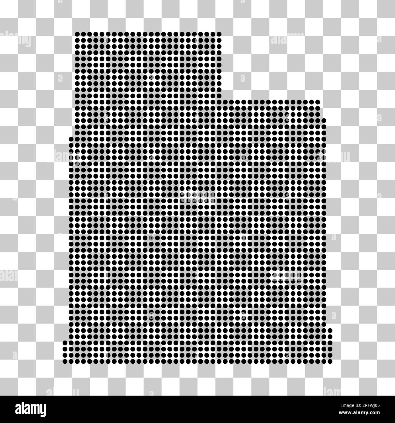 Utah map shape, united states of america. Flat concept icon symbol ...