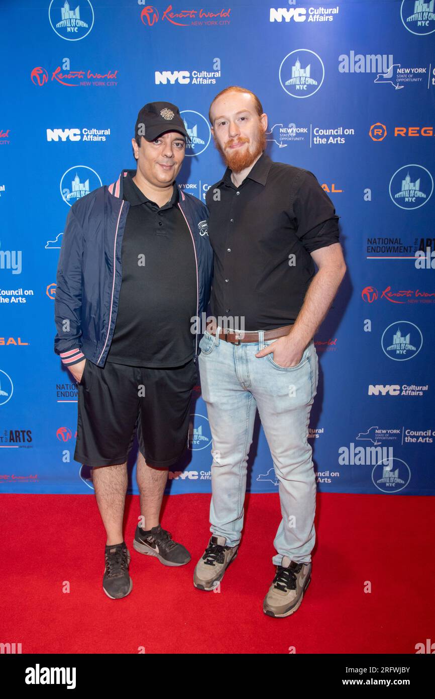New York, United States. 05th Aug, 2023. Al Nazemian and James Abrams ...