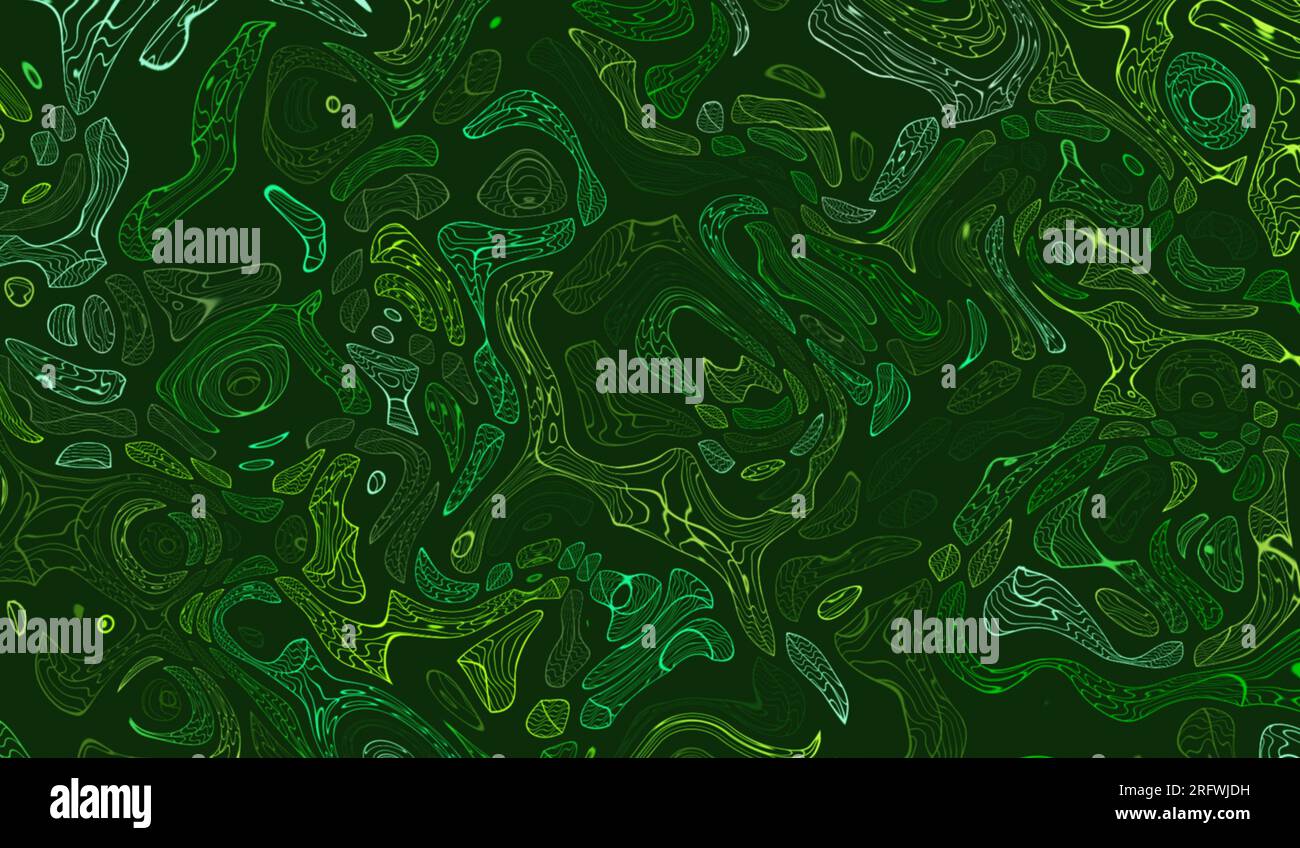 Twisted green gradient liquid blur abstract backgrounds Stock Photo - Alamy