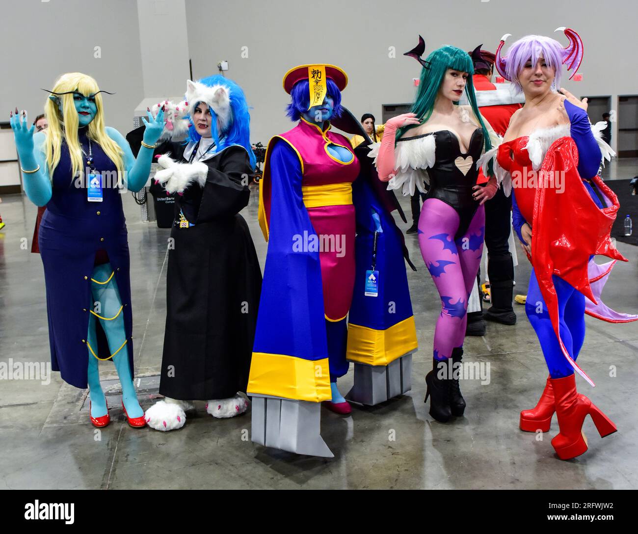 Las Vegas, Nevada USA. 5th August 2023. A group of Cosplay performers ...