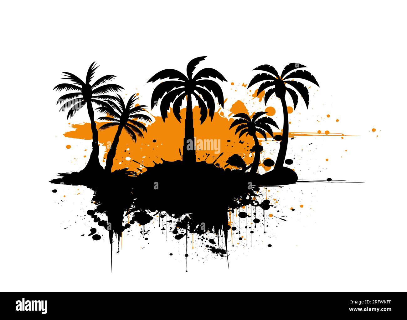palm tree image vector illustration Stock Vector Image & Art - Alamy