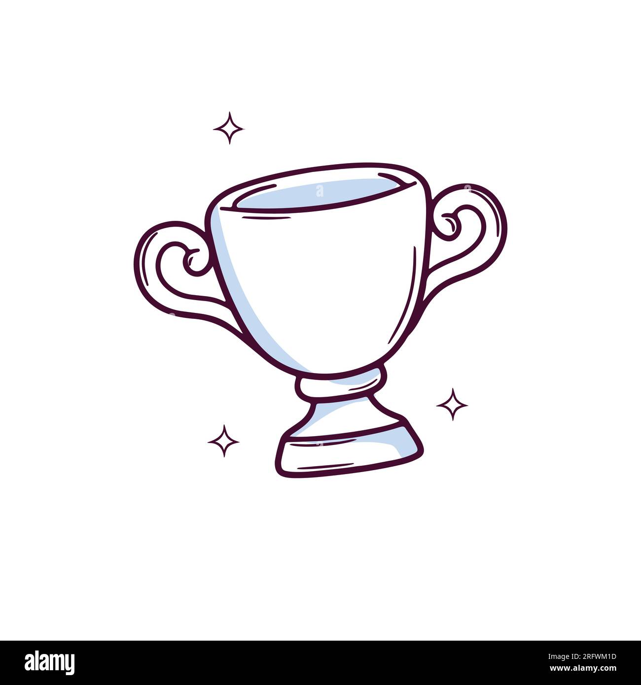 Doodle sketch trophy hi-res stock photography and images - Alamy