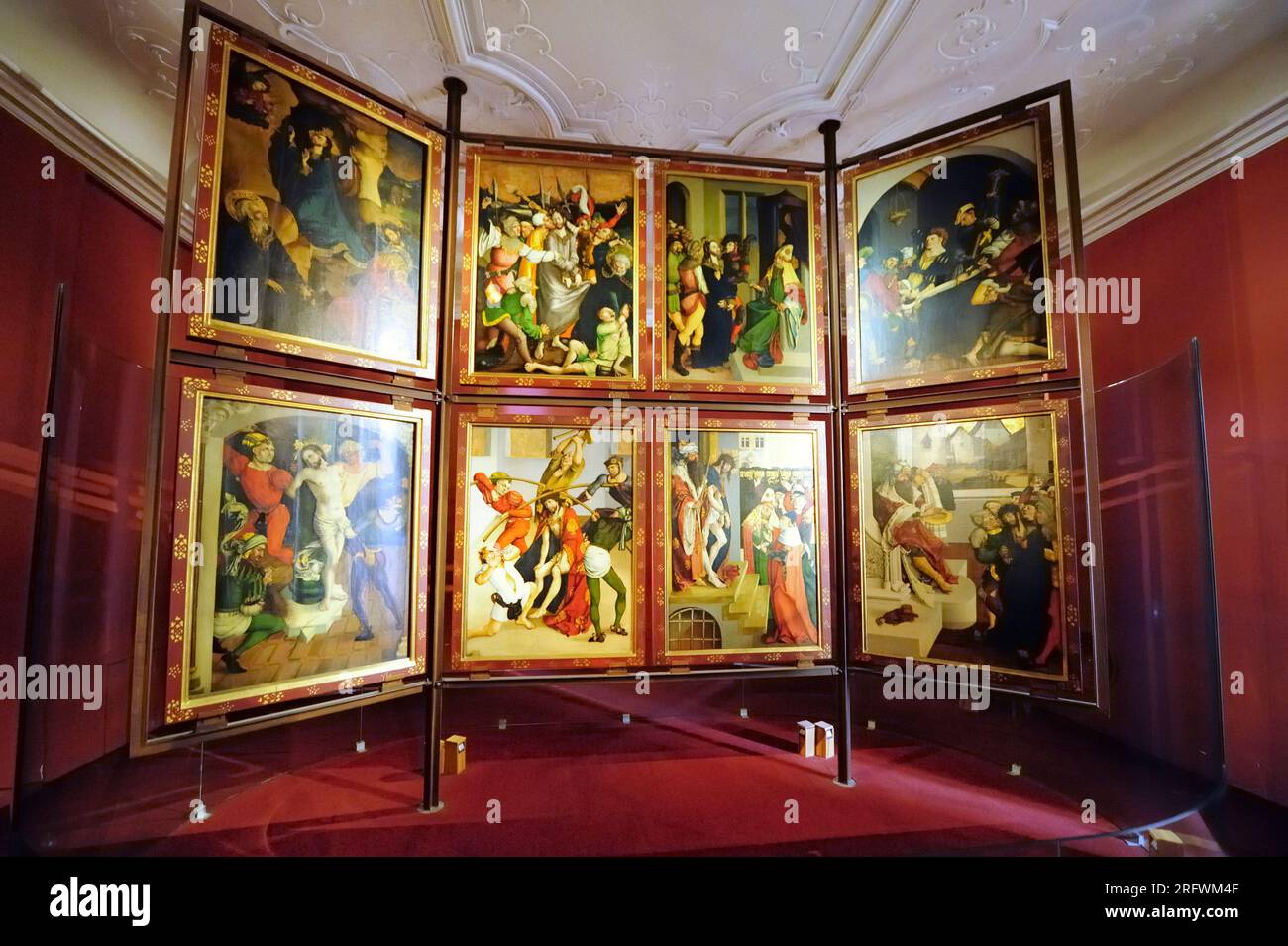 Melk, Lower Austria, Austria. July 19, 2014. Jörg Breu (the Elder) Melk ...