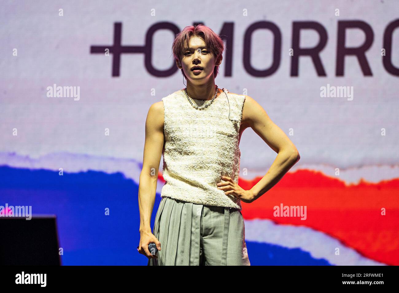 Yeonjun of Tomorrow X Together performs on day three of the ...