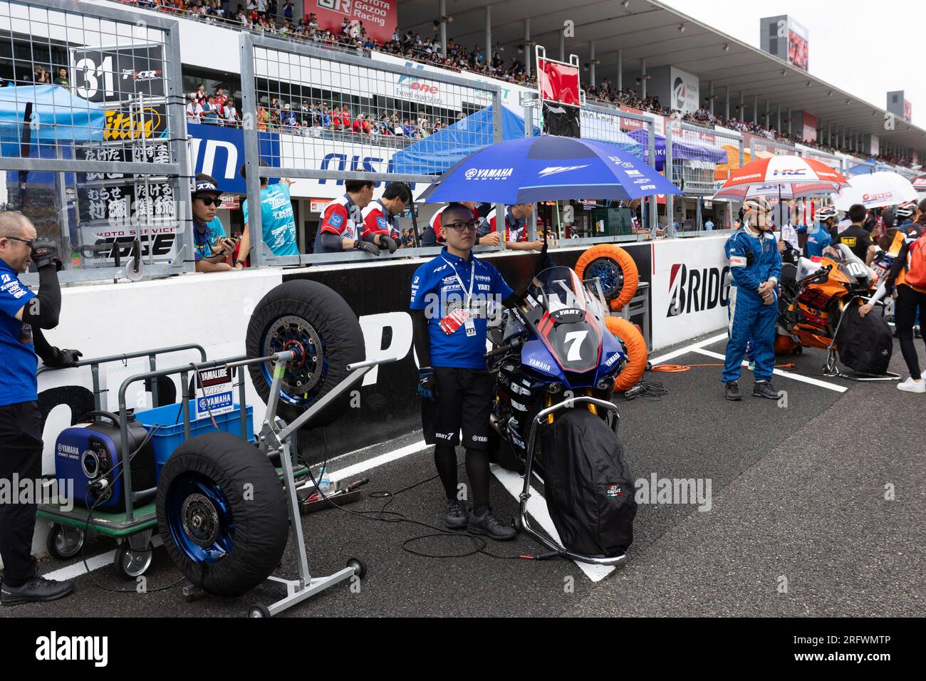 Suzuka, Japan, 6 August, 2023. Team YART Yamaha Official EWC TEAM ...