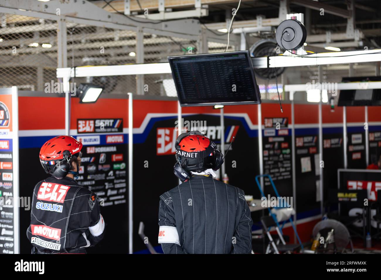 Suzuka, Japan, 6 August, 2023. Pit crew during The 44th Coca-Cola ...