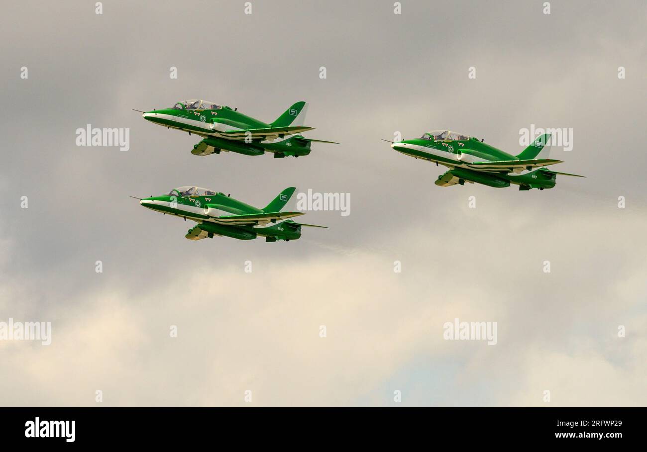 Royal Saudi Air Force National Display Team at the Royal International ...