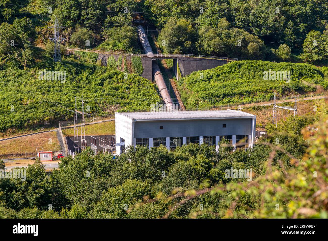 Central Hidroeléctrica Albarellos, Hydro-electric HEP power station ...