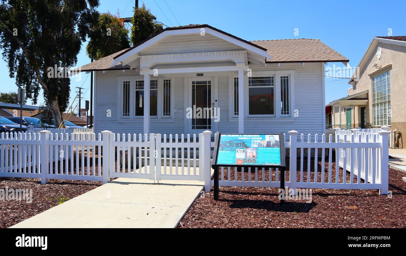 SOUTH GATE (Los Angeles County), California: Historic Dr. Glenn T ...