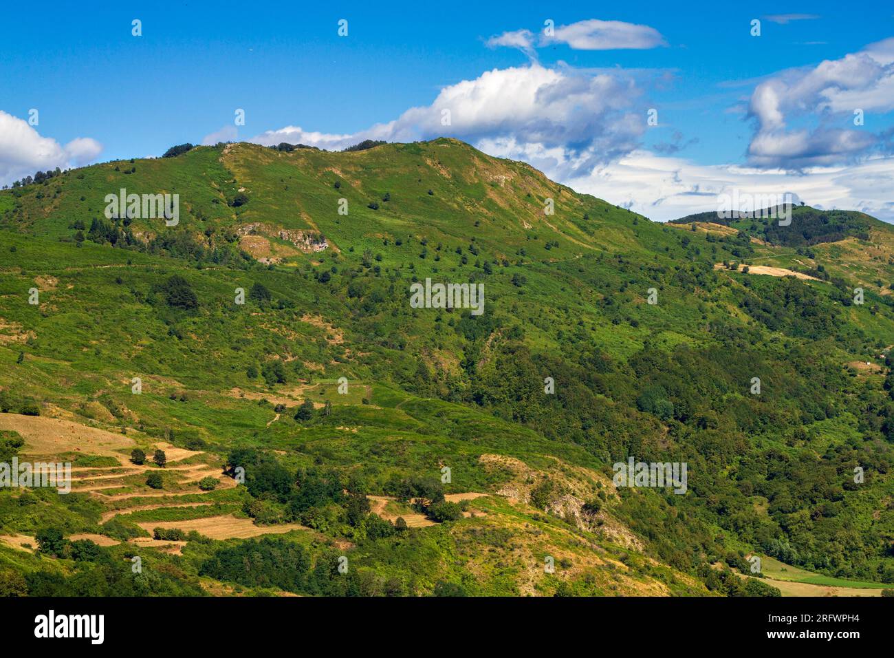 Landscape of Val Di Vara, Ligury Italy Stock Photo - Alamy