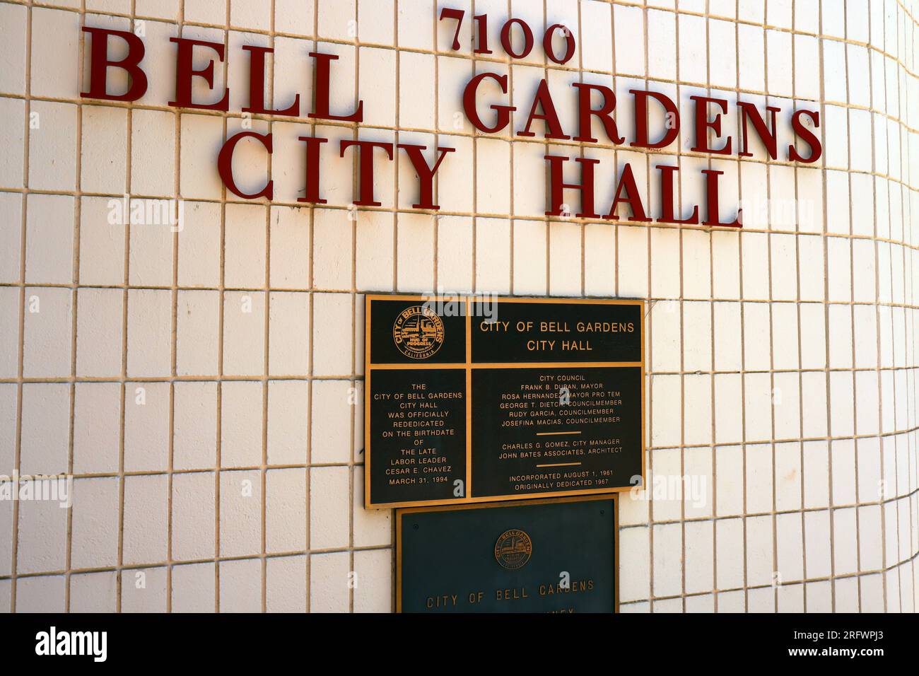 BELL GARDENS (Los Angeles County), California: BELL GARDENS City Hall ...