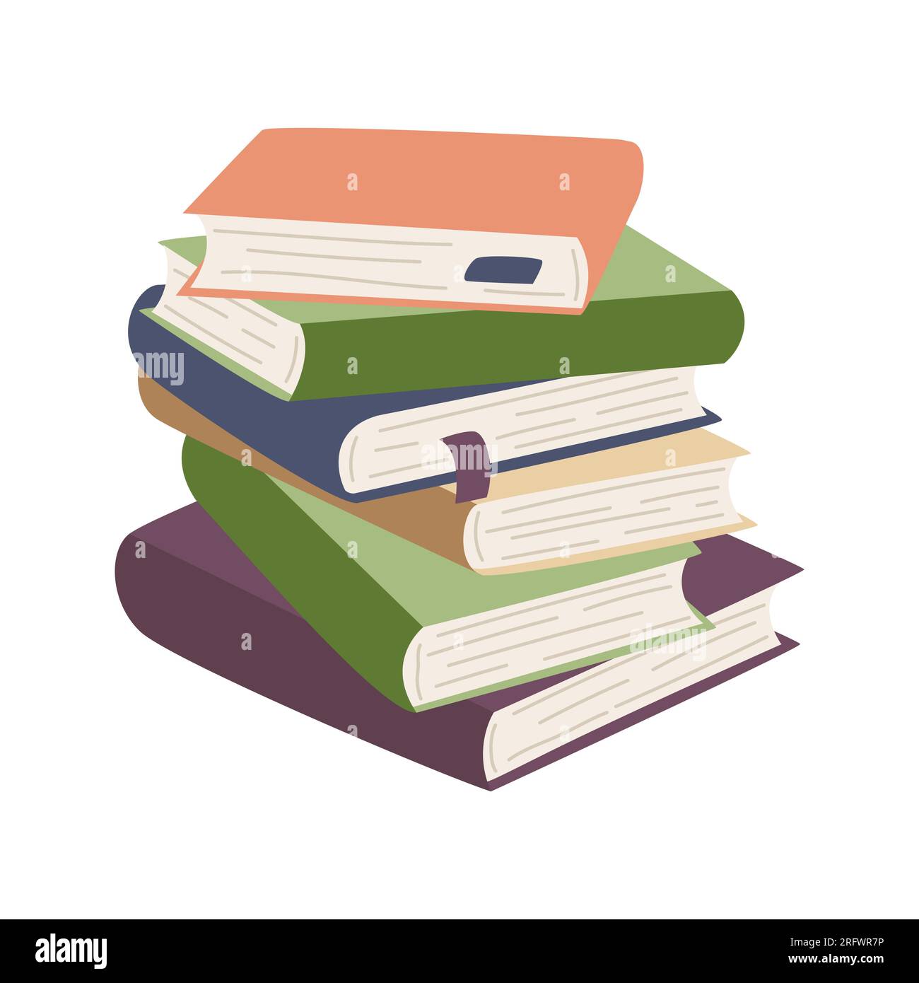 Paper hardcover books. Reading, studying at school, university, college ...