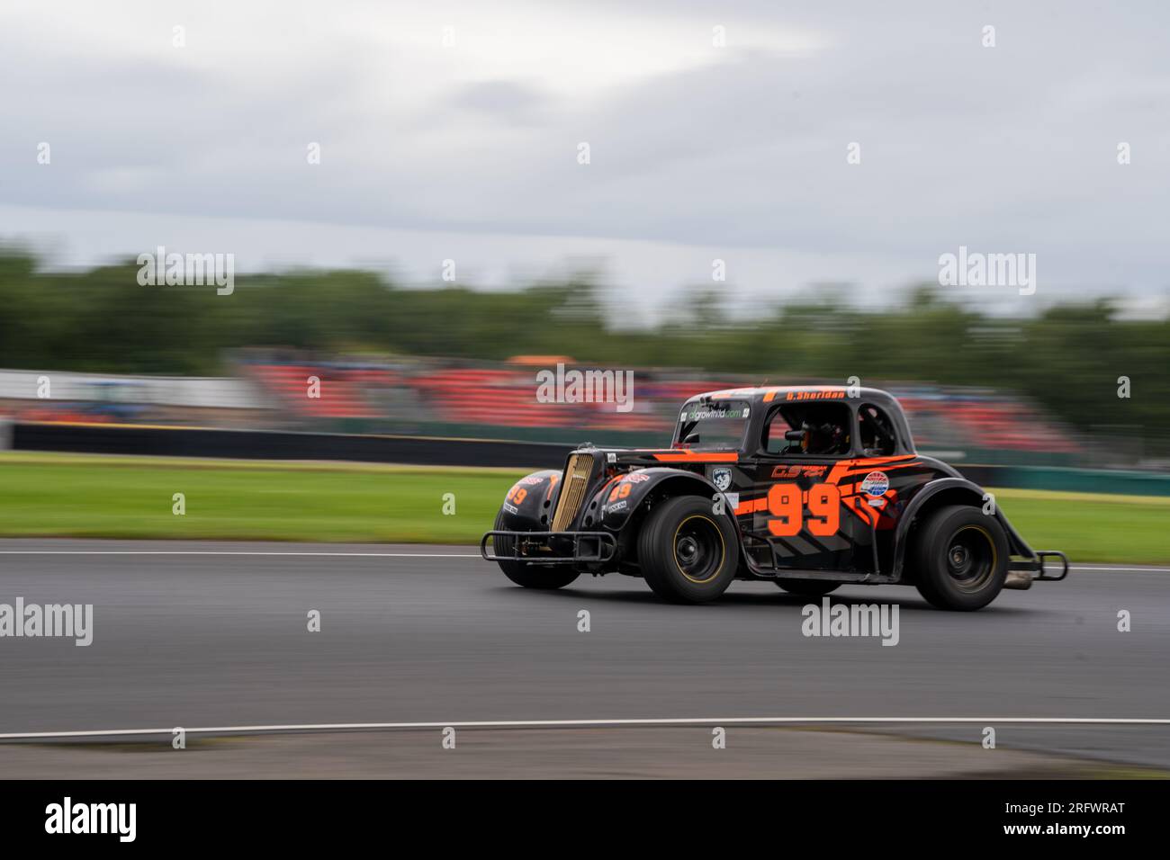 Legends Cars Elite Cup With JLM Croft Gareth Sherridan 99 Stock Photo ...