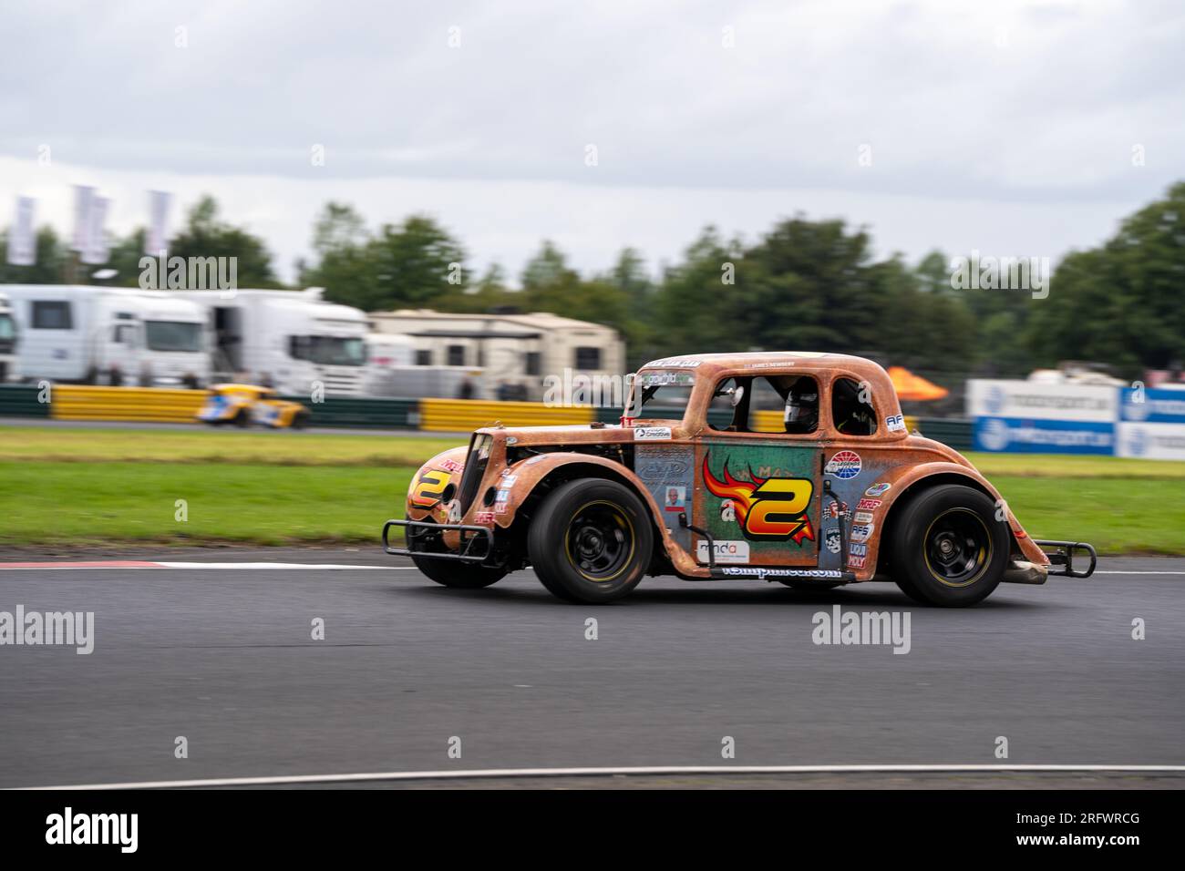 Legends Cars Elite Cup With JLM Croft James Newbery 2 Stock Photo - Alamy