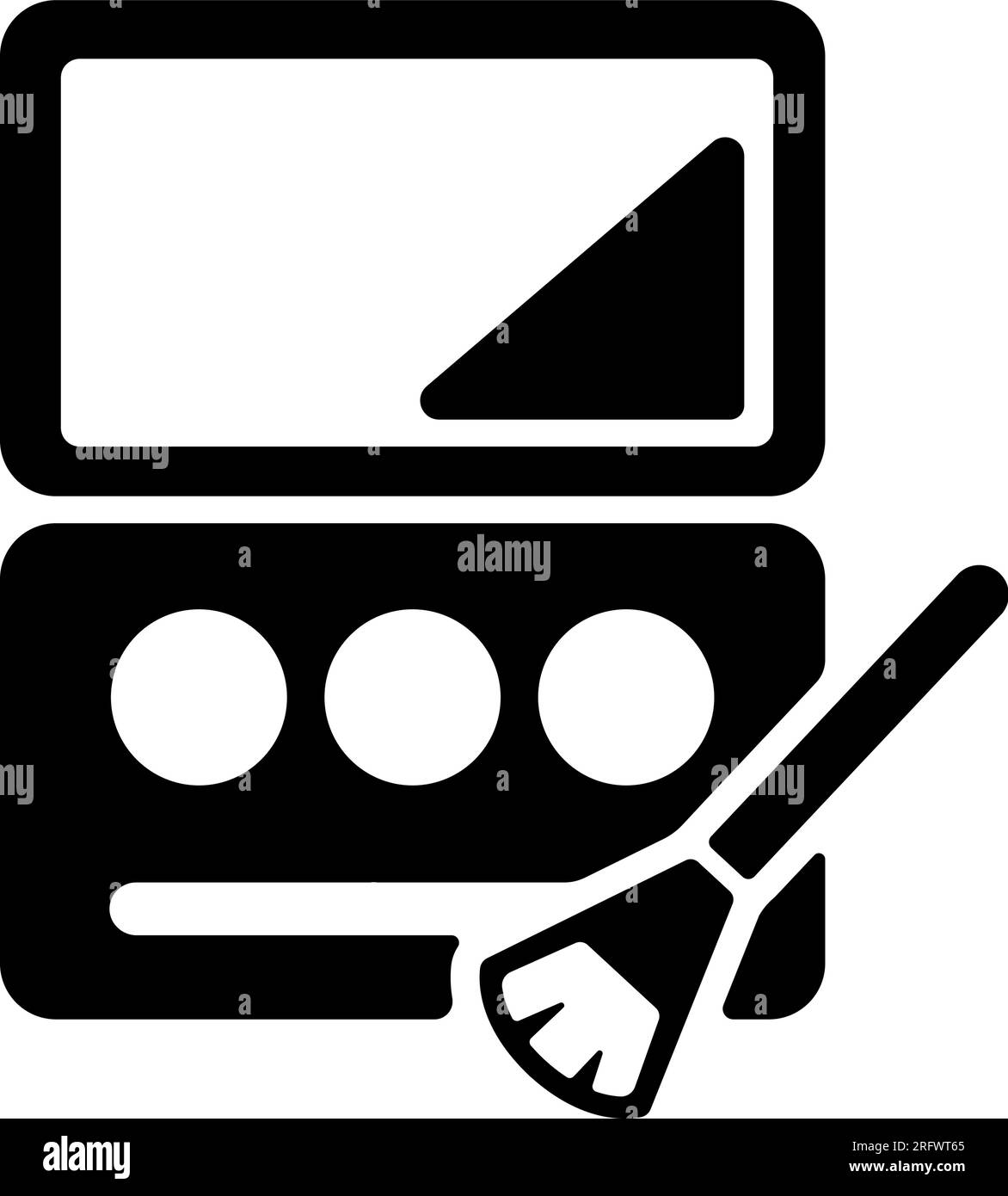 Cosmetics , woman's makeup vector icon illustration Stock Vector Image ...