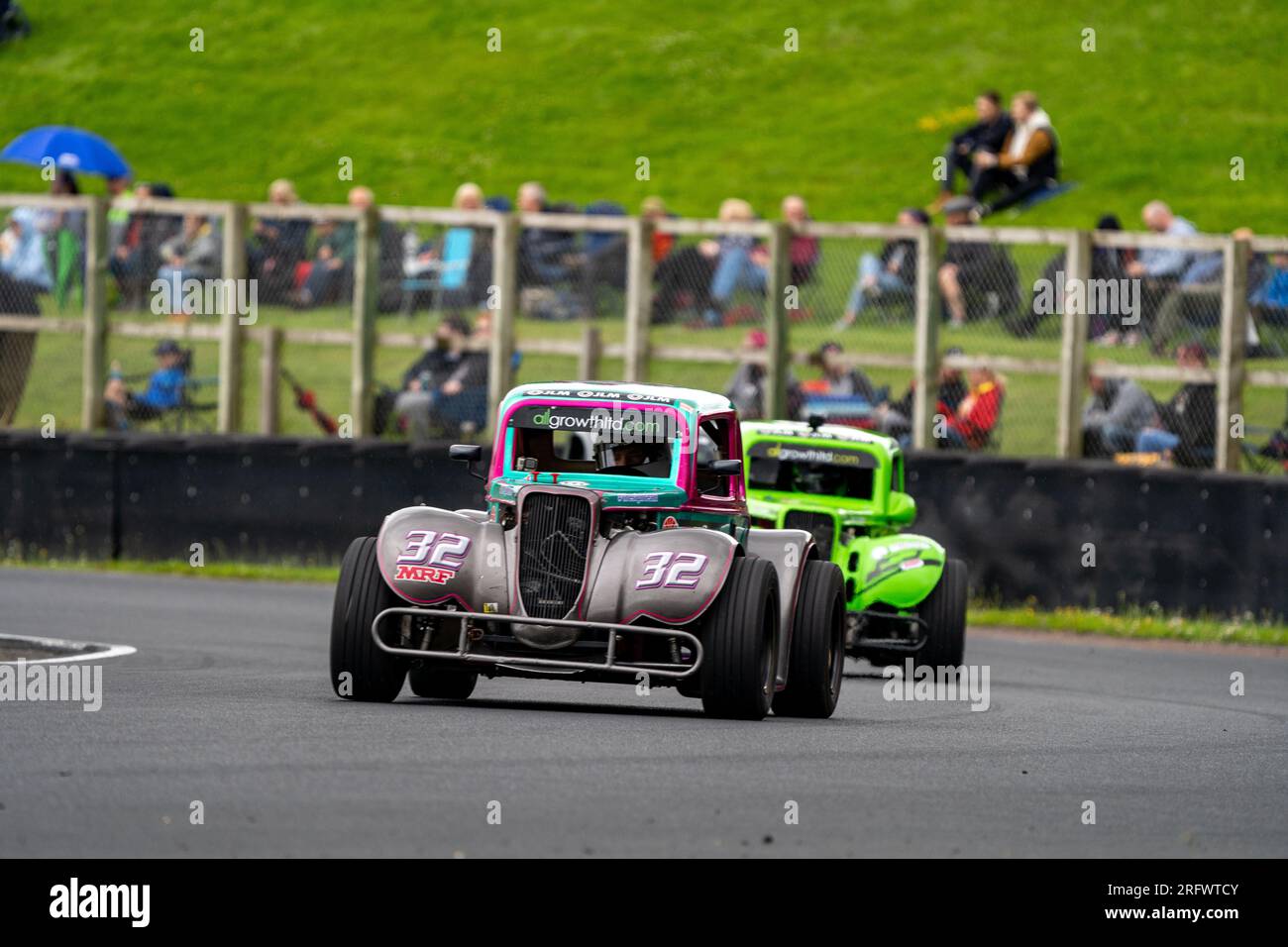 Legends Cars Elite Cup With JLM Croft Daniel Pooley 32 Stock Photo - Alamy