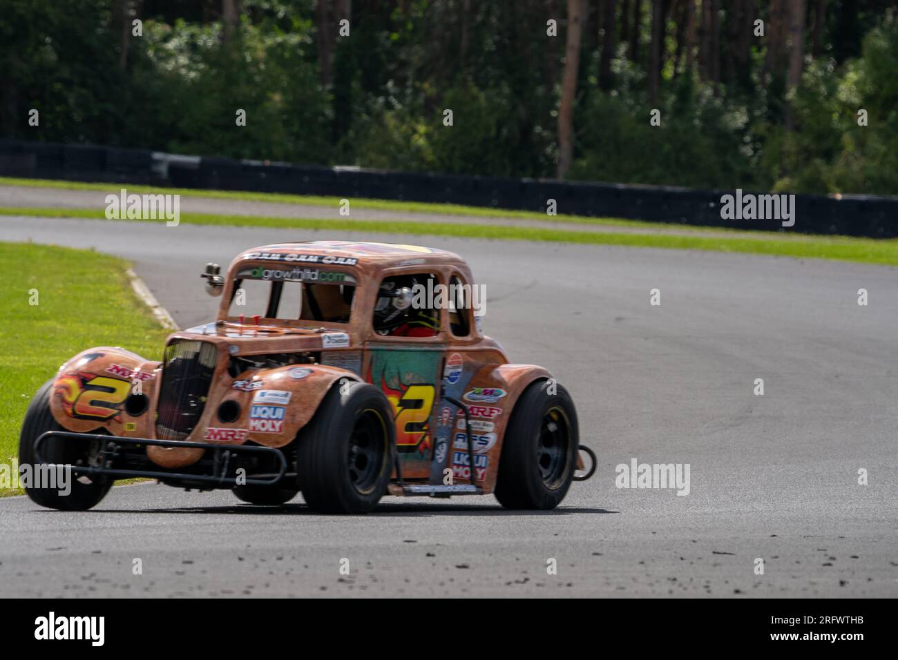 Qualifying during the British Touring Car Championship at Croft Circuit ...