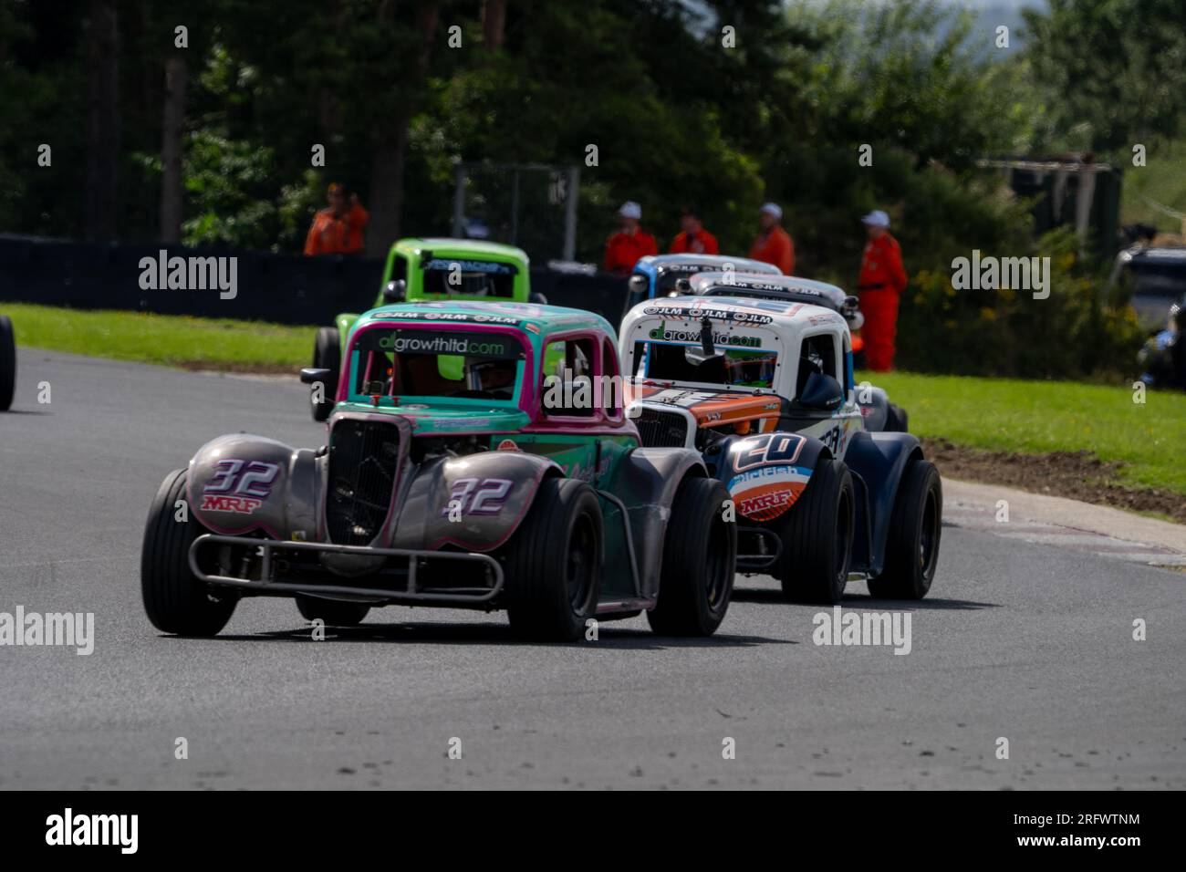 Legends Cars Elite Cup With JLM Croft Daniel Pooley 32 Stock Photo - Alamy