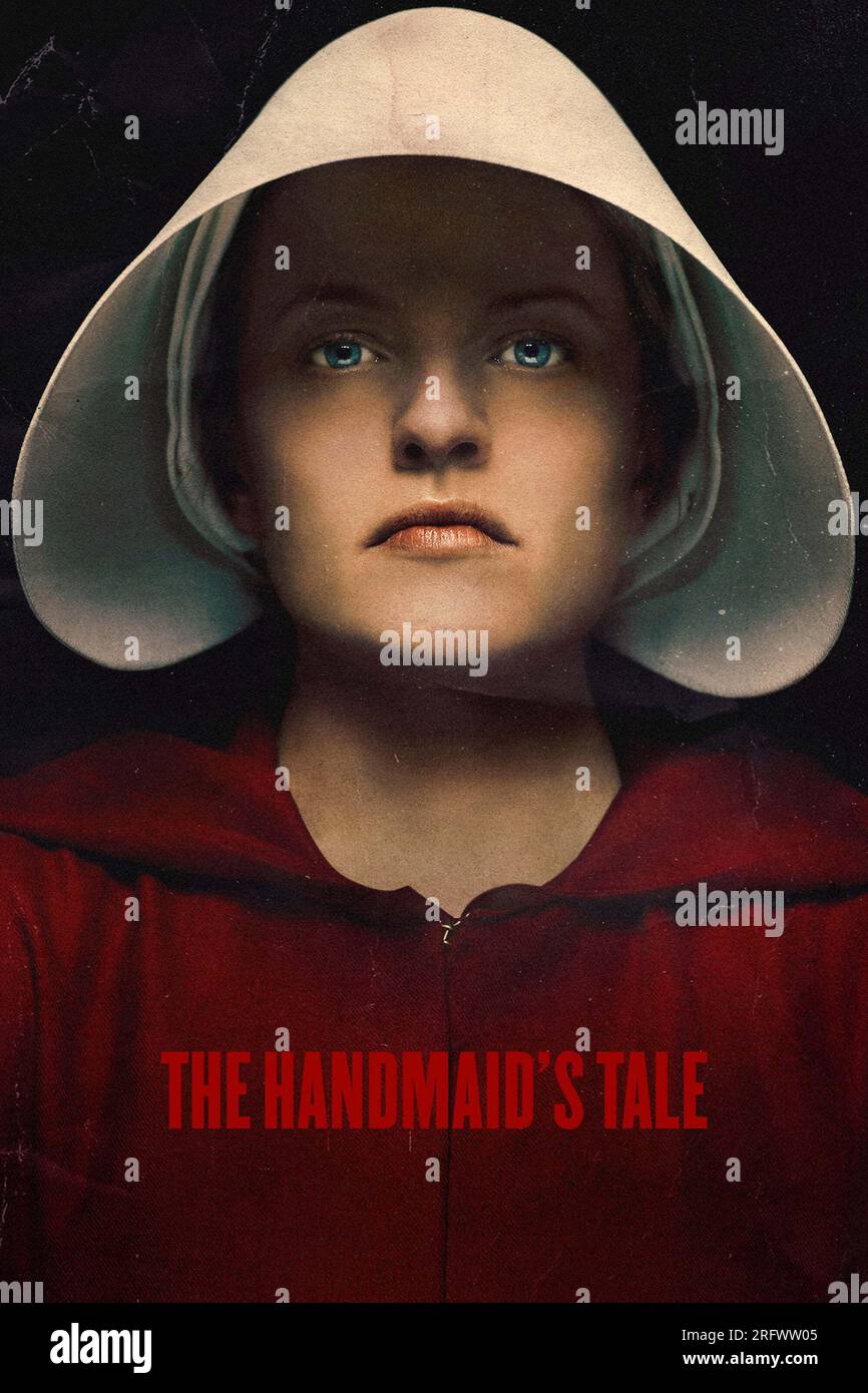 The Handmaid's Tale Elisabeth Moss poster Stock Photo - Alamy