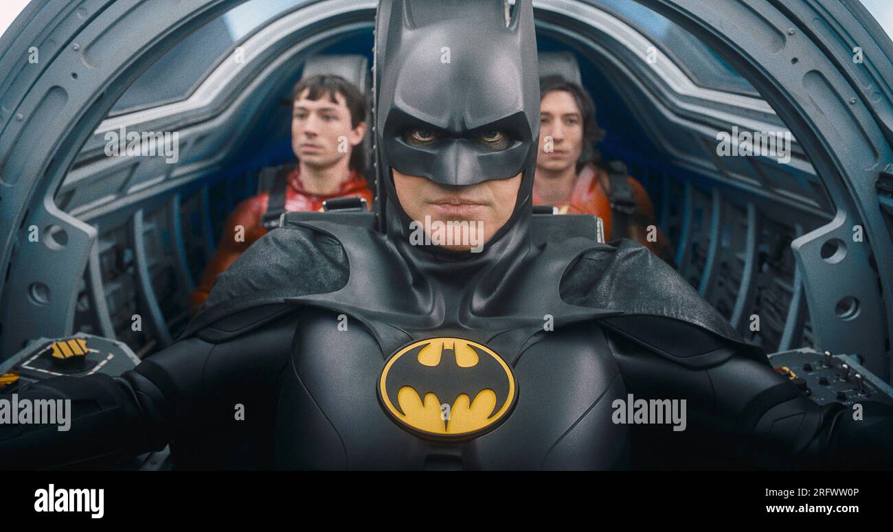 The Flash Michael Keaton as Batman Stock Photo - Alamy