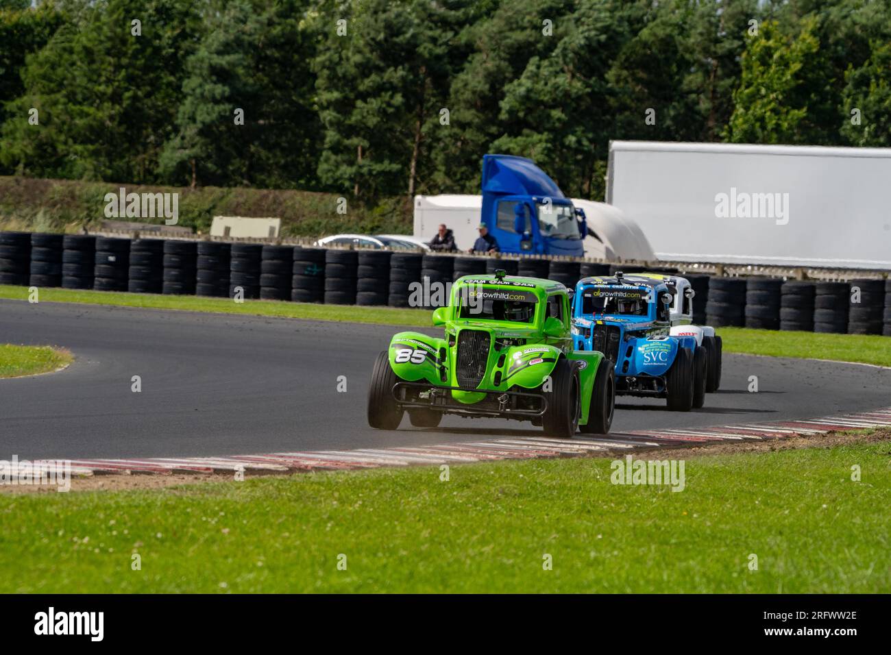 Legends Cars Elite Cup With JLM Croft Mark Beaty 85 Stock Photo - Alamy