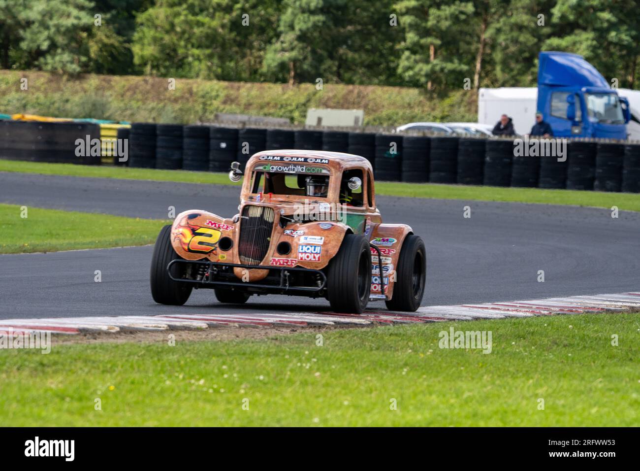 Legends Cars Elite Cup With JLM Croft James Newbery 2 Stock Photo - Alamy