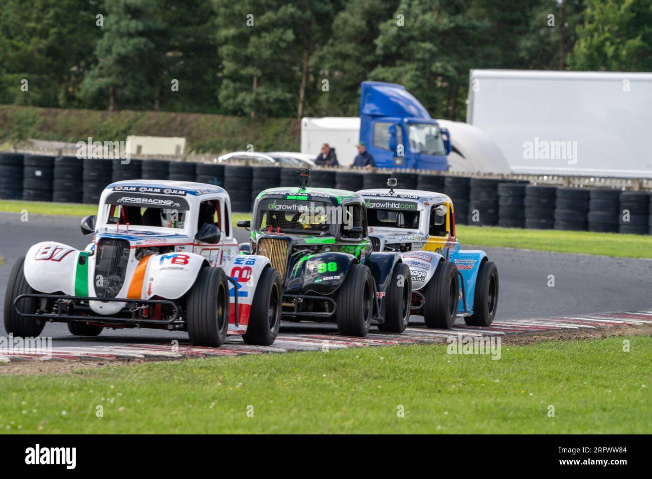 Legends Cars Elite Cup With JLM Croft Robert Barrable 87 Stock Photo ...