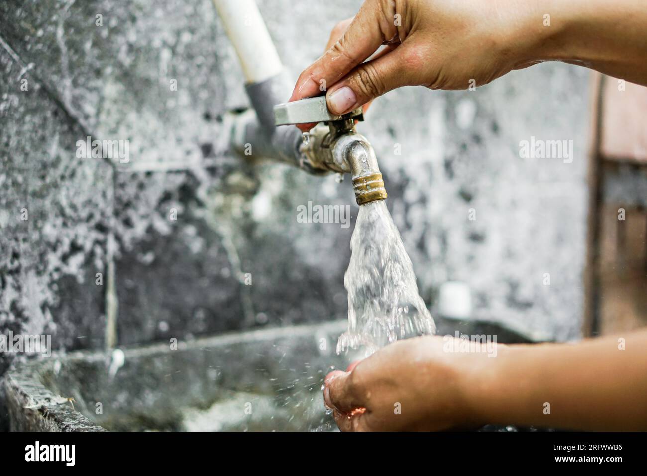 Hygiene. Cleaning Hands. Washing hands Stock Photo - Alamy