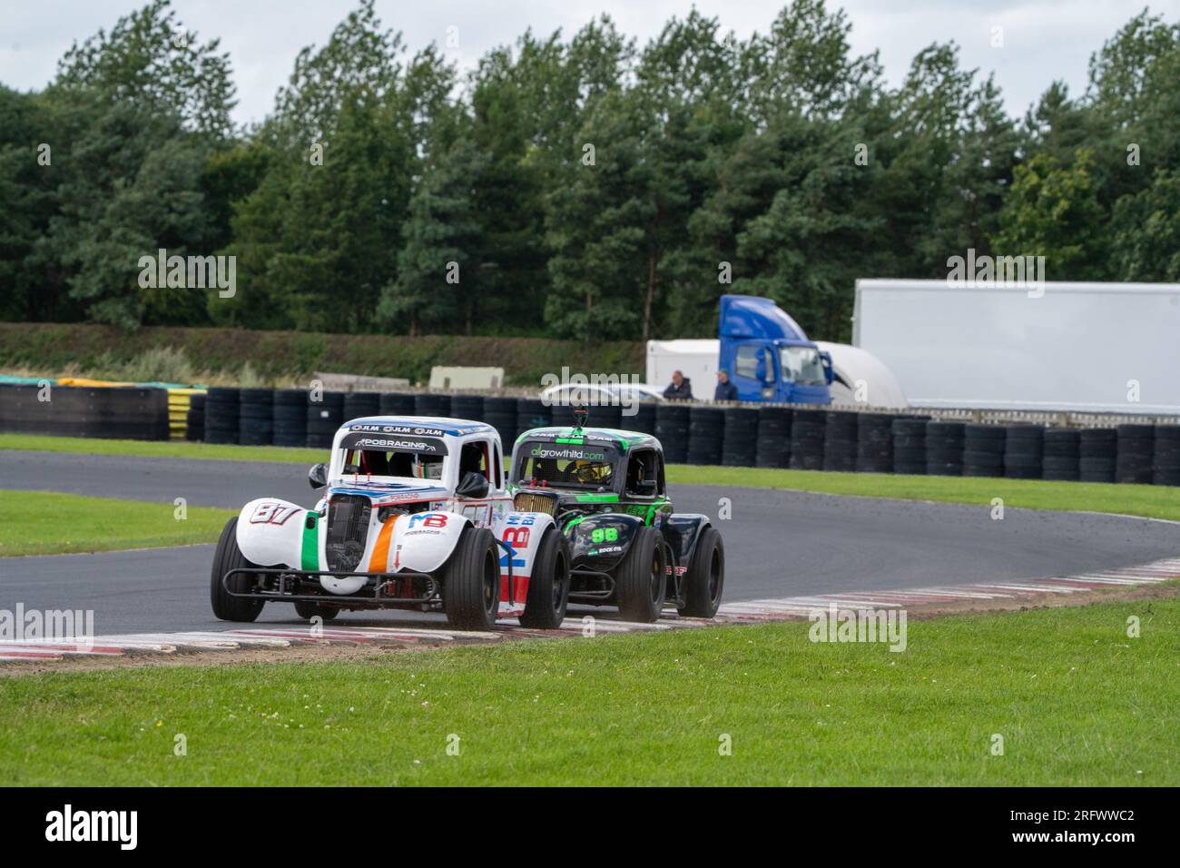 Legends Cars Elite Cup With JLM Croft Robert Barrable 87 Stock Photo ...