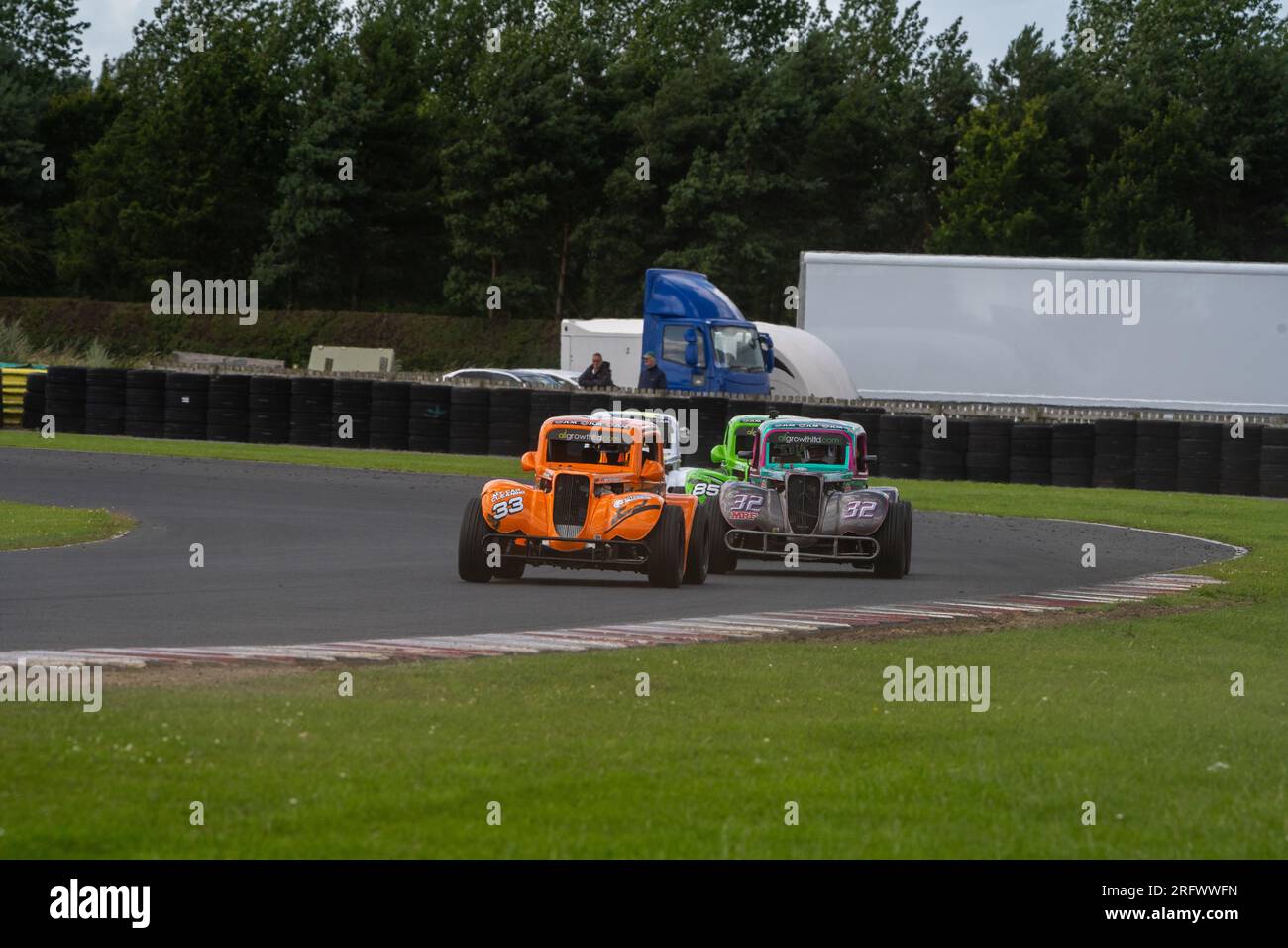 Legends Cars Elite Cup With JLM Croft Kieran Beaty 33 Stock Photo - Alamy