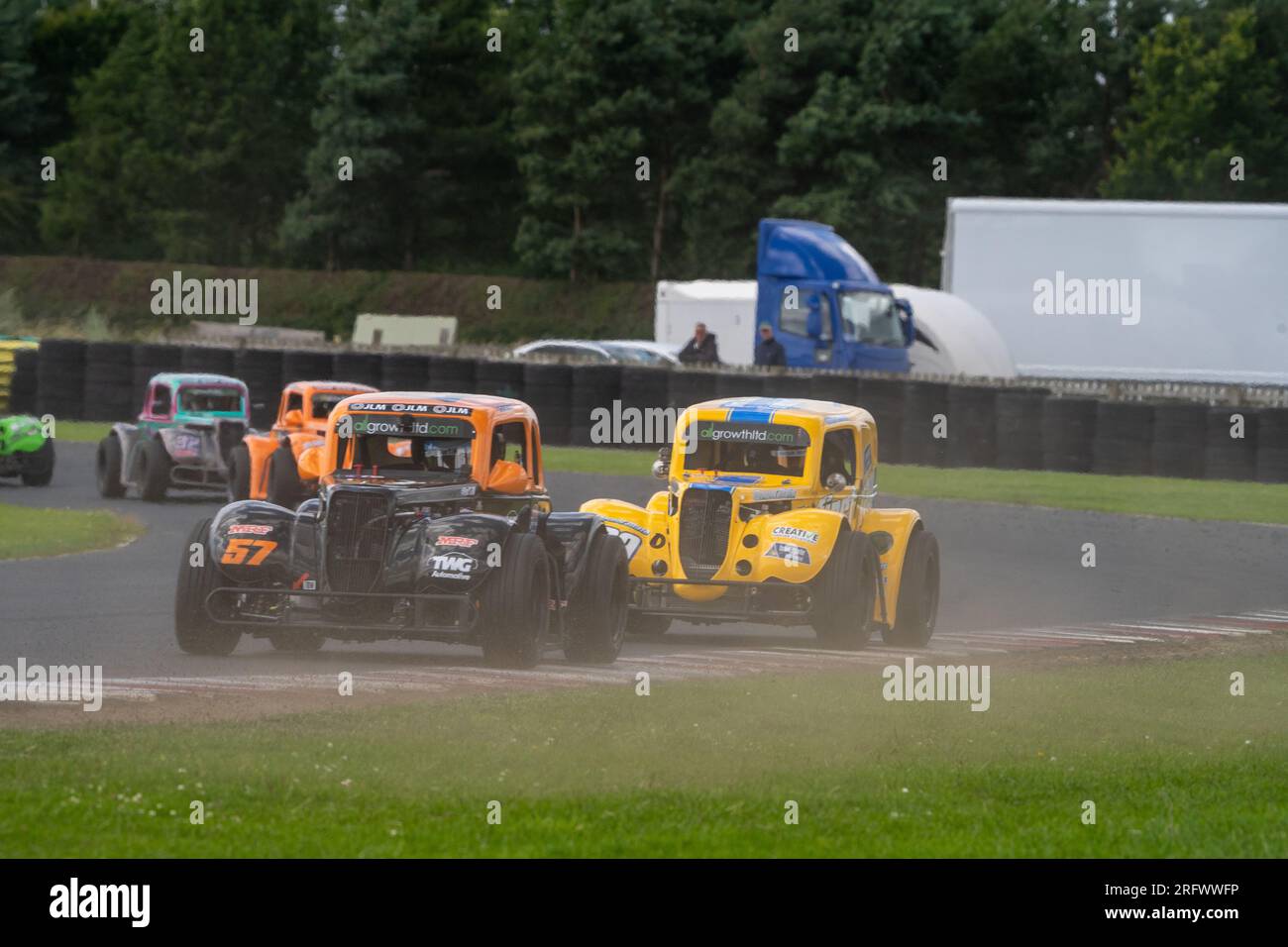 Legends Cars Elite Cup With JLM Croft Will Gibson 57 Stock Photo - Alamy