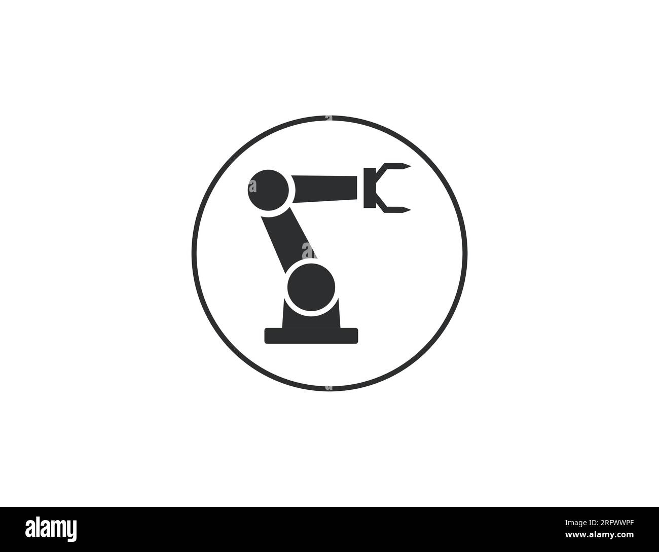 Robotic arm icon. Vector illustration Stock Vector Image & Art - Alamy