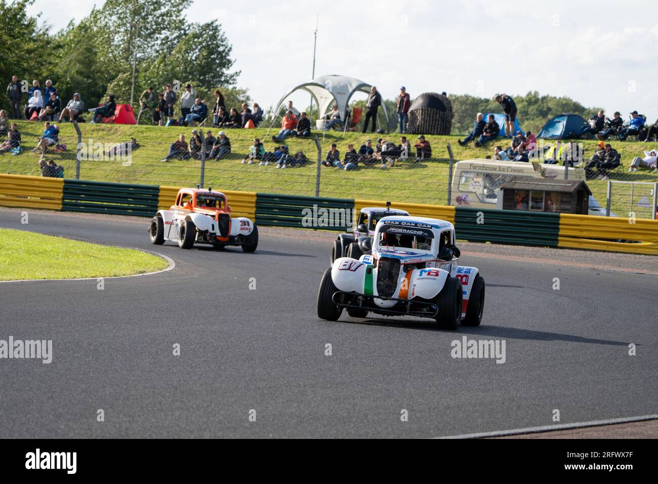 Legends Cars Elite Cup With JLM Croft Robert Barrable 87 Stock Photo ...