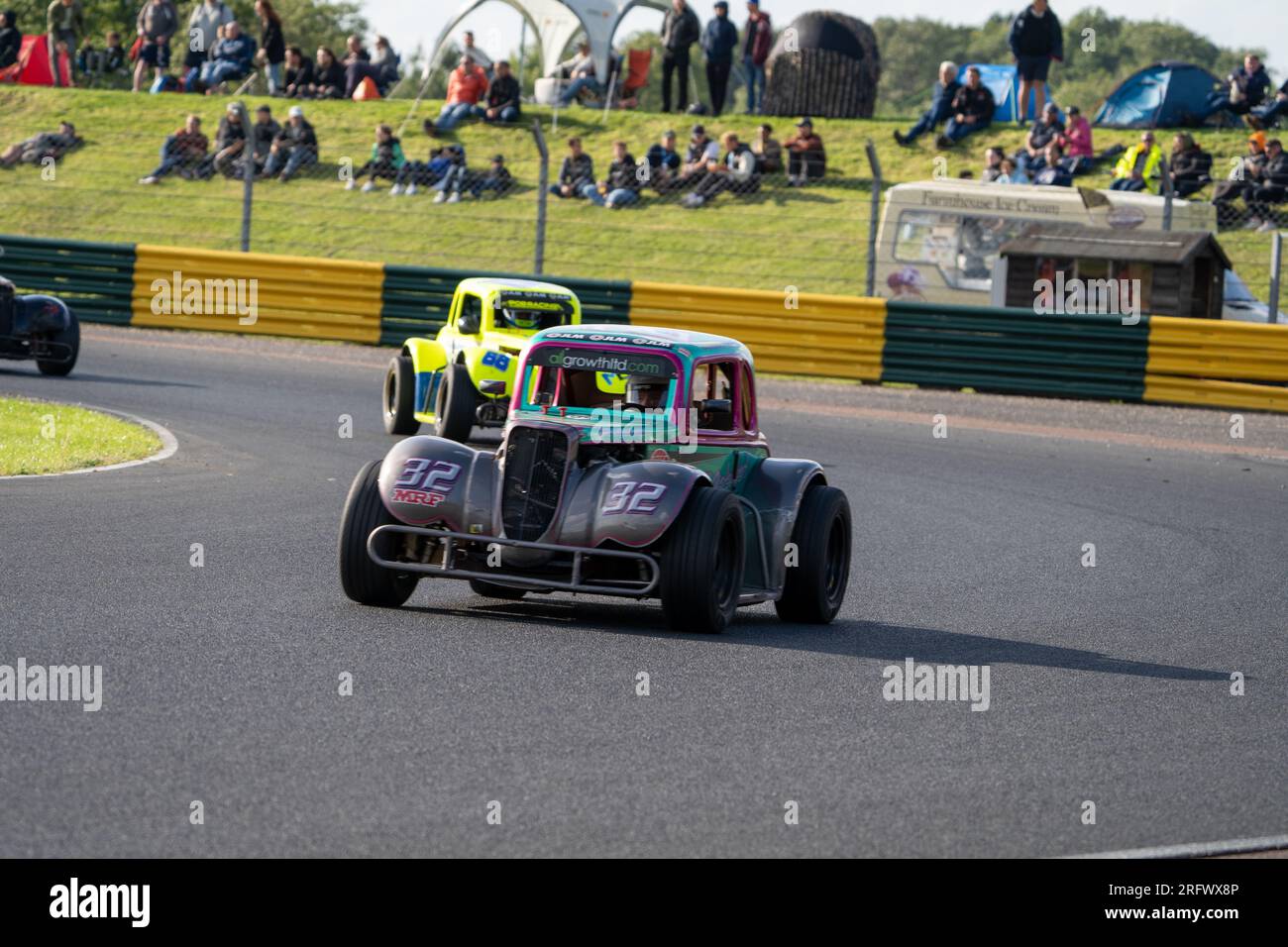 Legends Cars Elite Cup With JLM Croft Daniel Pooley 32 Stock Photo - Alamy