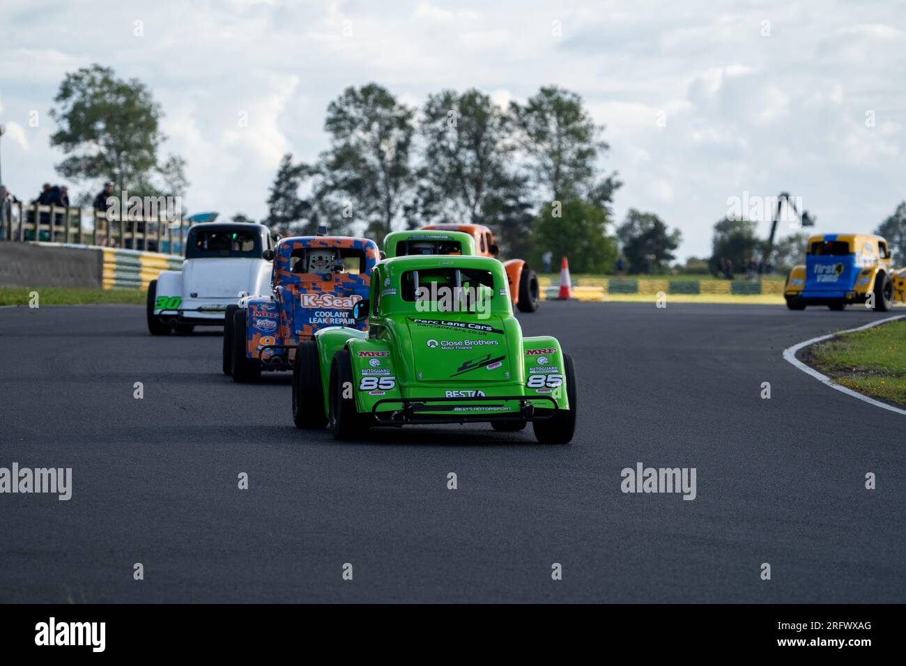 Legends Cars Elite Cup With JLM Croft Mark Beaty 85 Stock Photo - Alamy