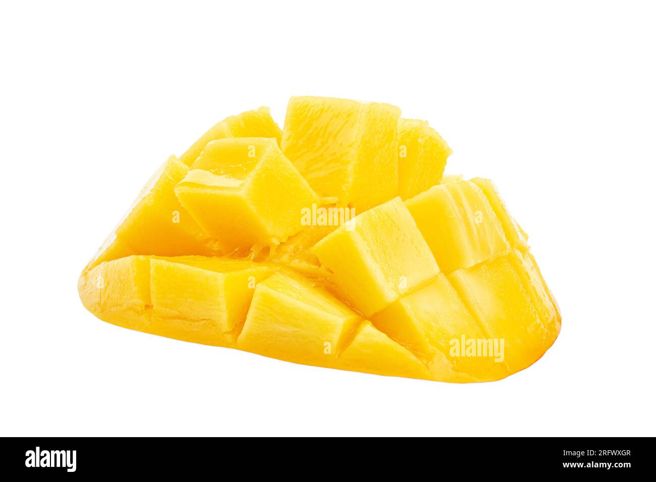 Fresh mango half isolated in white background. Healthy food. File ...