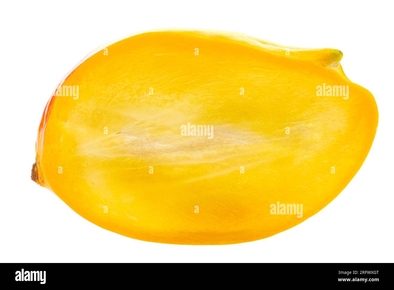 Fresh mango half isolated in white background. Healthy food. File ...