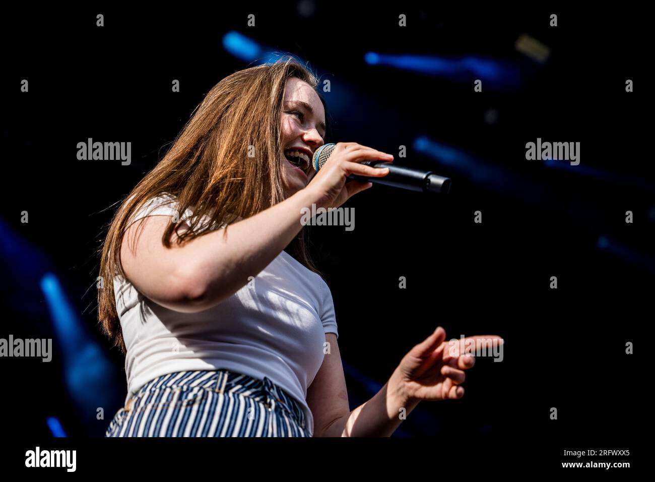 Skanderborg, Denmark. 05th Aug, 2023. The Norwegian singer and ...