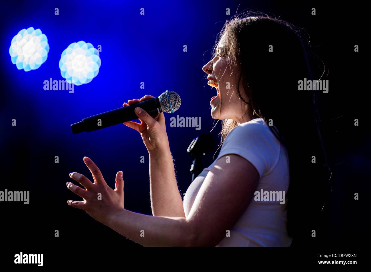 Skanderborg, Denmark. 05th Aug, 2023. The Norwegian singer and ...