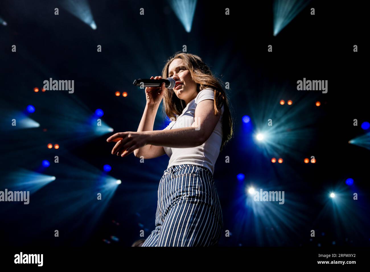 Skanderborg, Denmark. 05th Aug, 2023. The Norwegian singer and ...