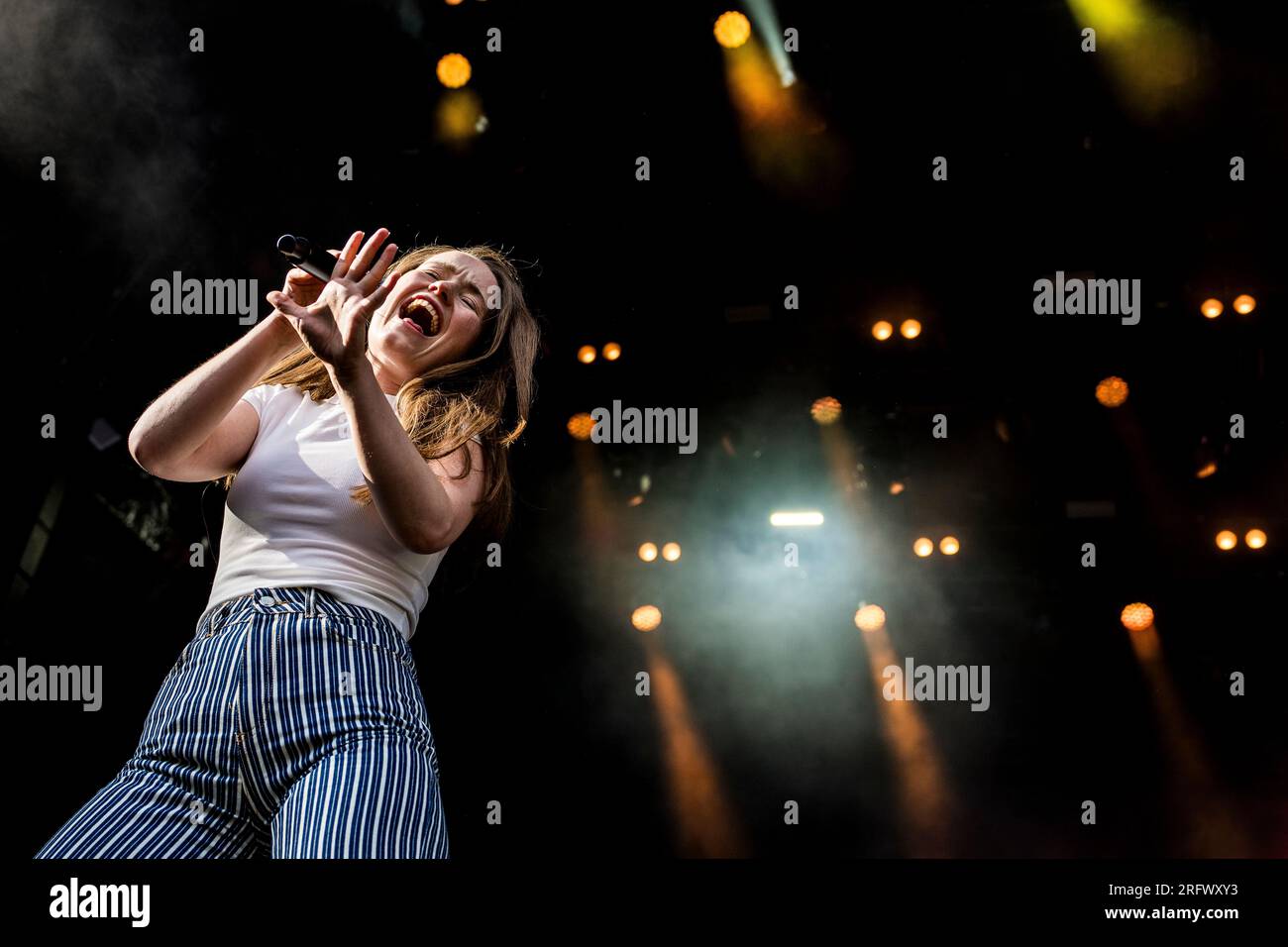 Skanderborg, Denmark. 05th Aug, 2023. The Norwegian singer and ...