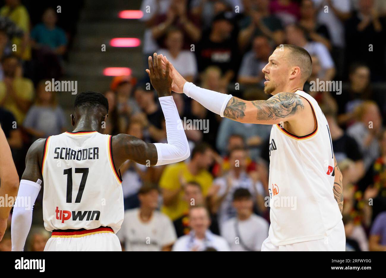left to right Dennis SCHROEDER (Schroder) (GER), Daniel THEIS (GER ...
