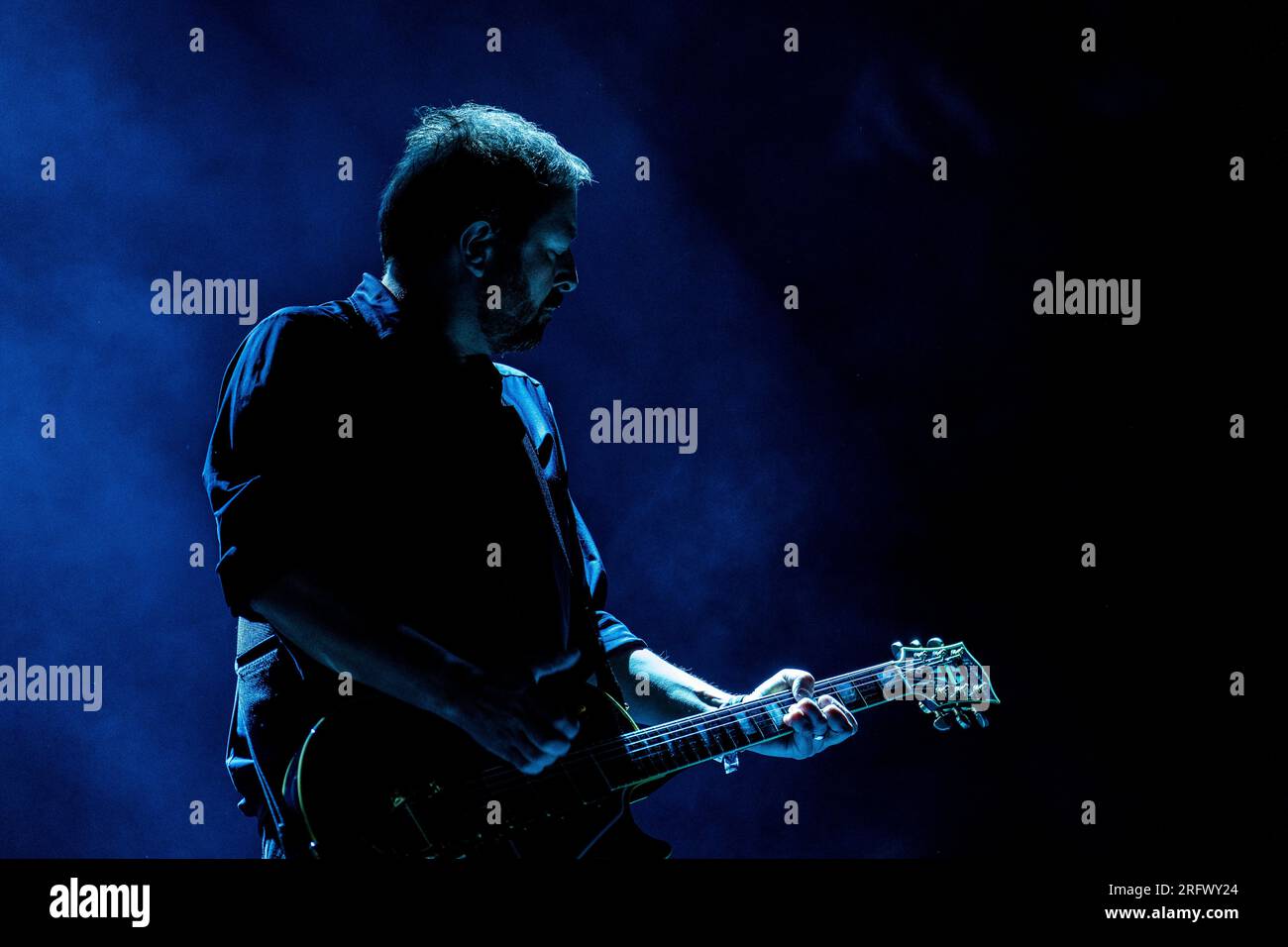 Skanderborg, Denmark. 04th, August 2023. The English rock band Suede ...