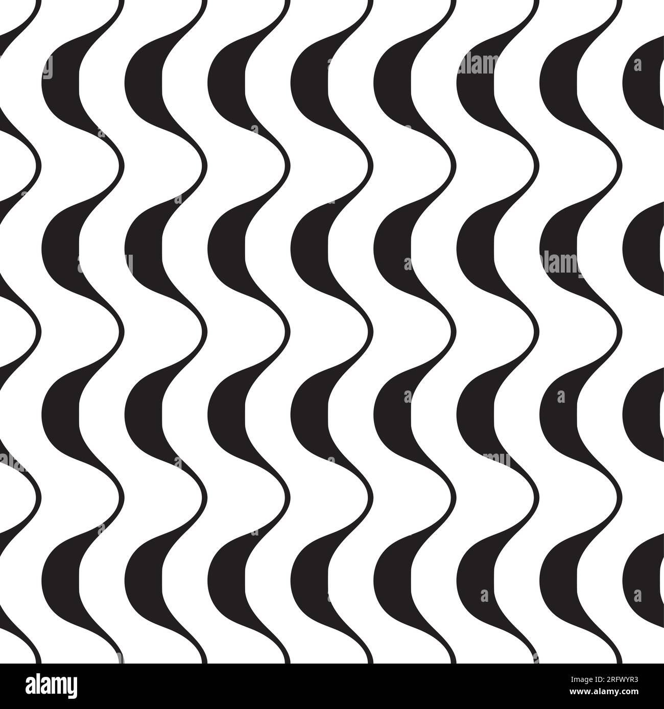 seamless wavy pattern. vector illustration Stock Vector Image & Art - Alamy