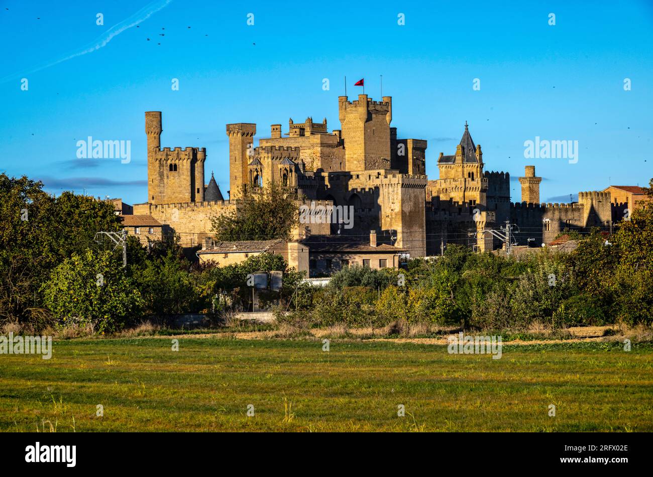 Spain olite palacio real hi-res stock photography and images - Alamy