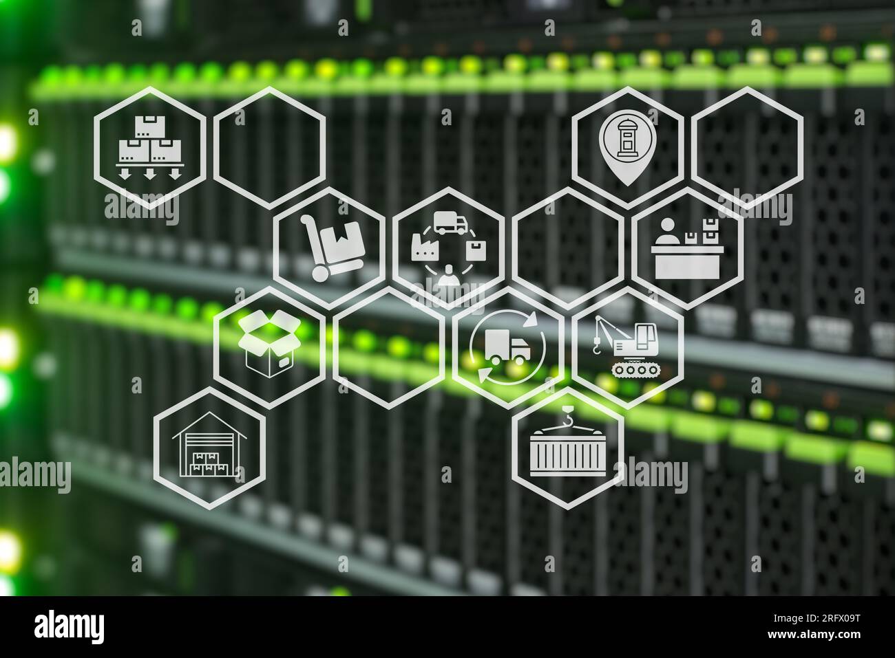 Logistic Management Concept The Complex Process Of Planning Organizing And Controlling