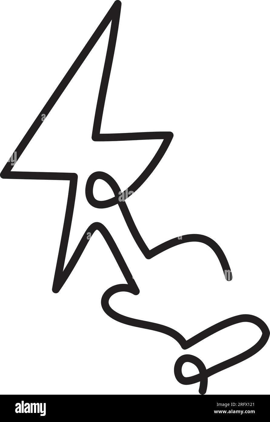 Touch one line icon. Simple one line vector icon Stock Vector Image ...