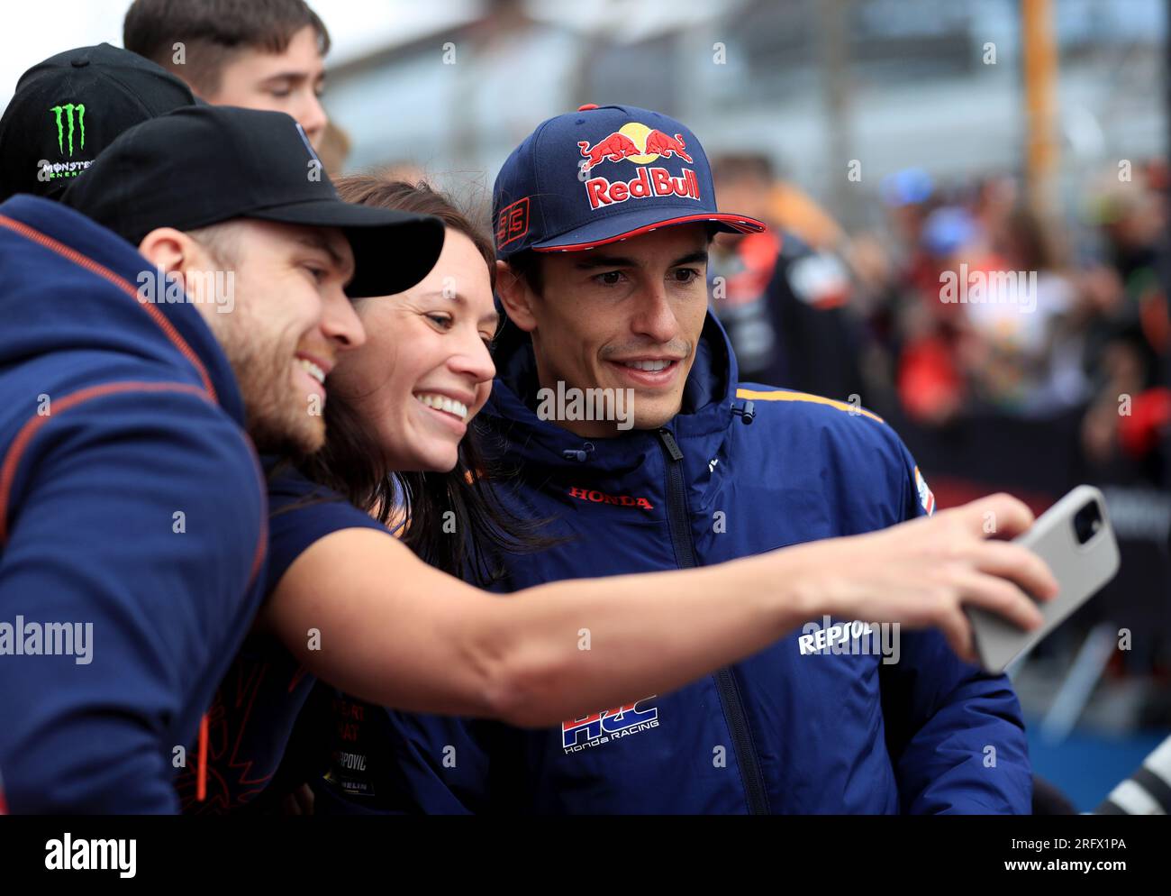 Repsol Honda’s Marc Marquez ahead of the Monster Energy British Grand ...